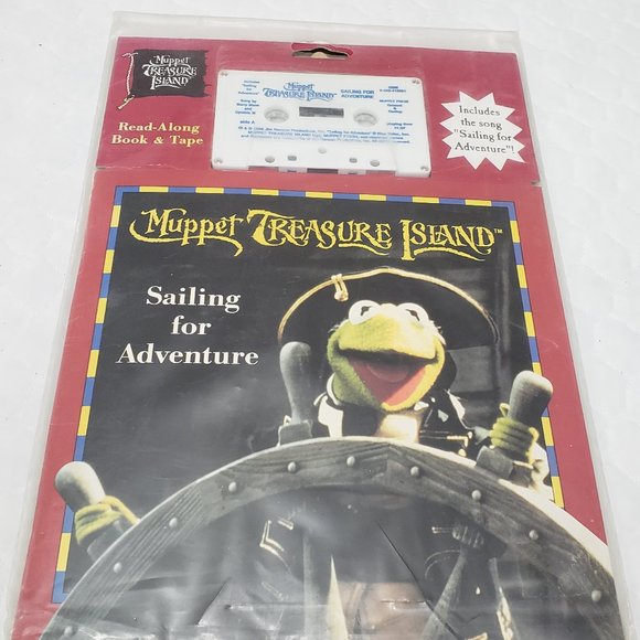Other | Vintage Muppet Treasure Island Book And Cassette Read Along Set ...